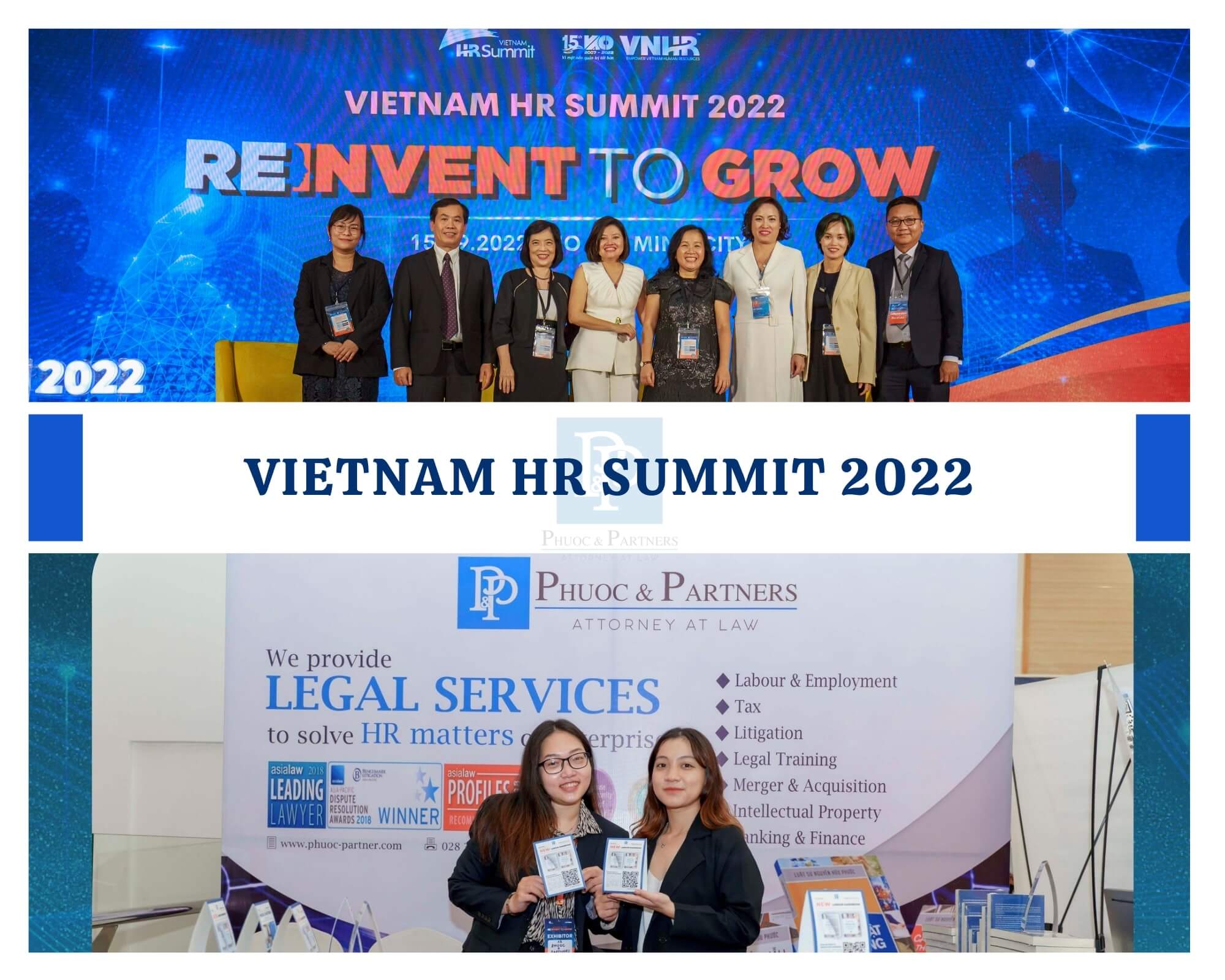 Phuoc & Partners attended the Vietnam HR Summit 2022 organised by VNHR - Phuoc & Partners Law Firm